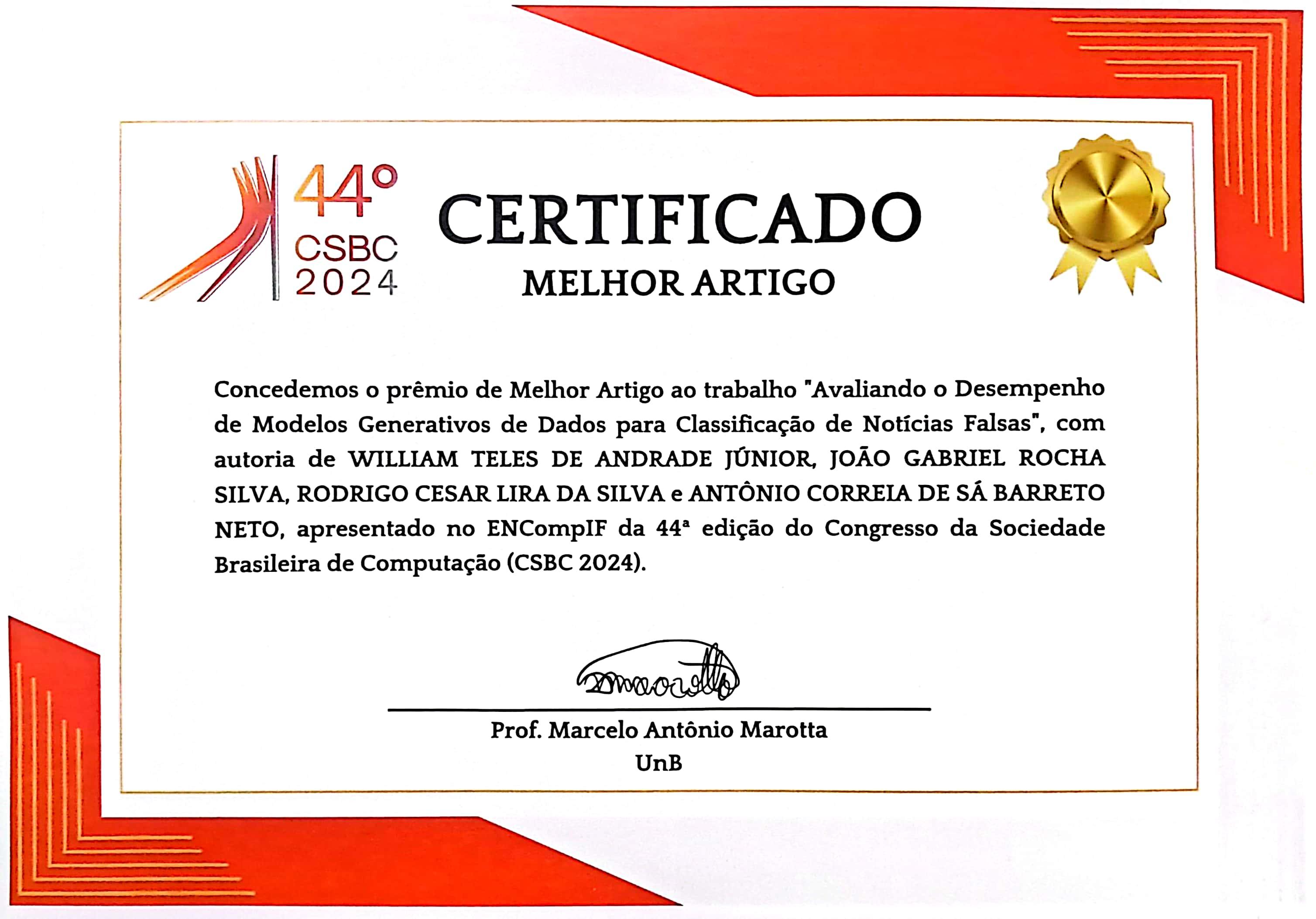 Artigo escrito por aluno do IFPE recebe o prêmio de melhor artigo no ...